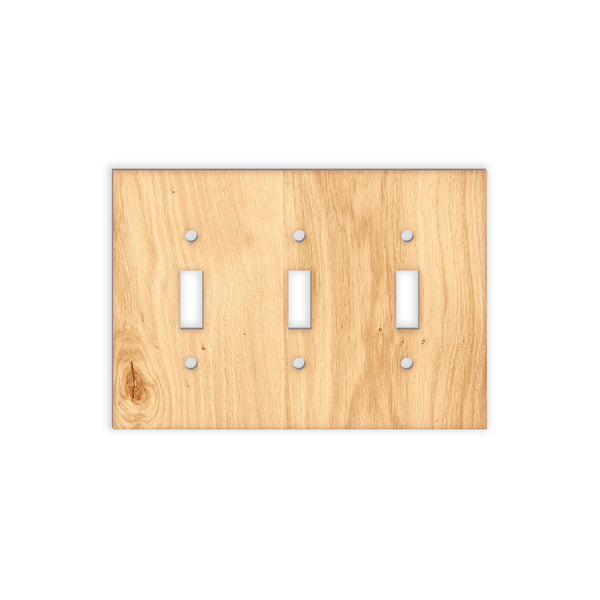 Customizable Triple Light Switch Cover - Rectangle – Glowforge Shop