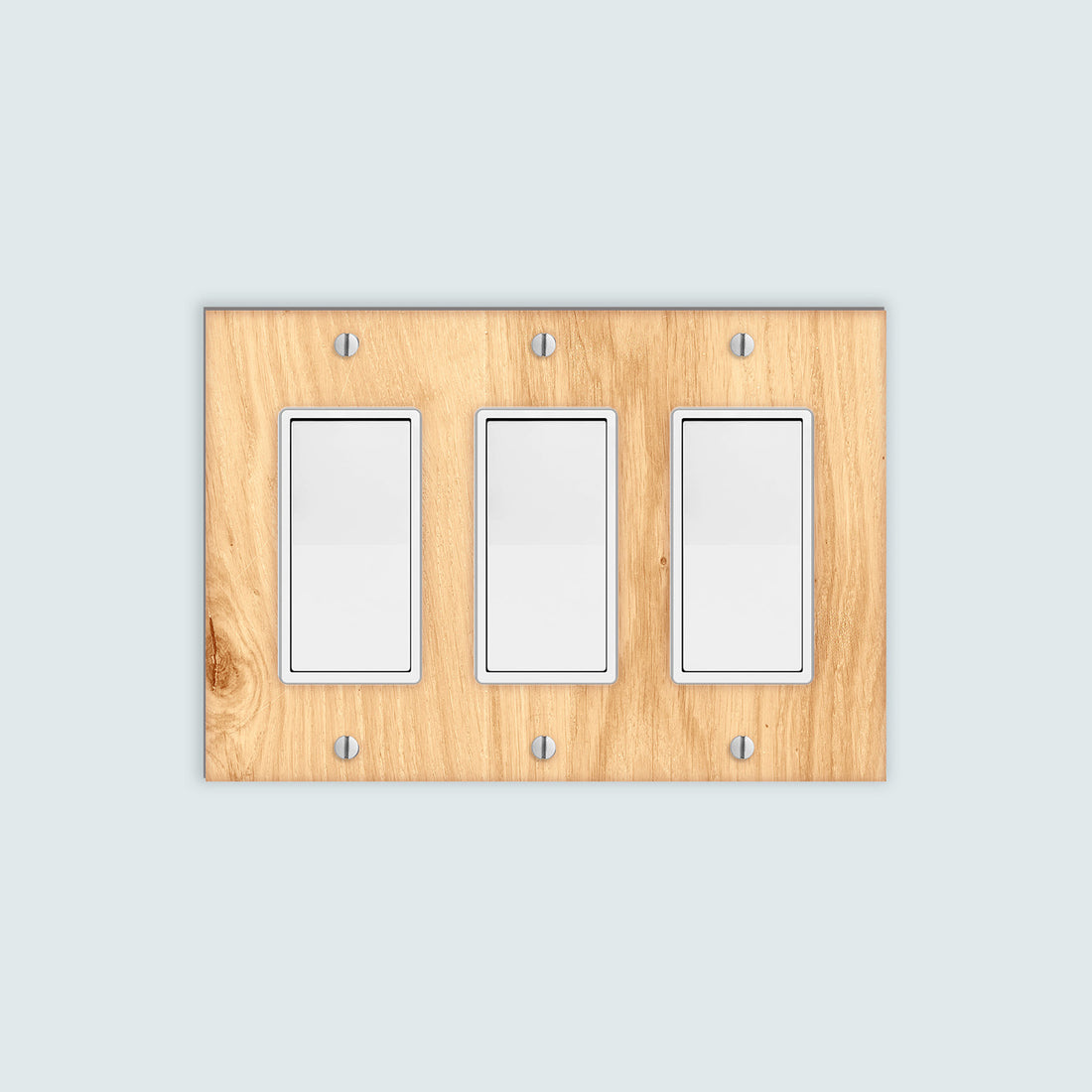 Customizable Triple Rocker Light Switch Cover - Rectangle – Glowforge Shop
