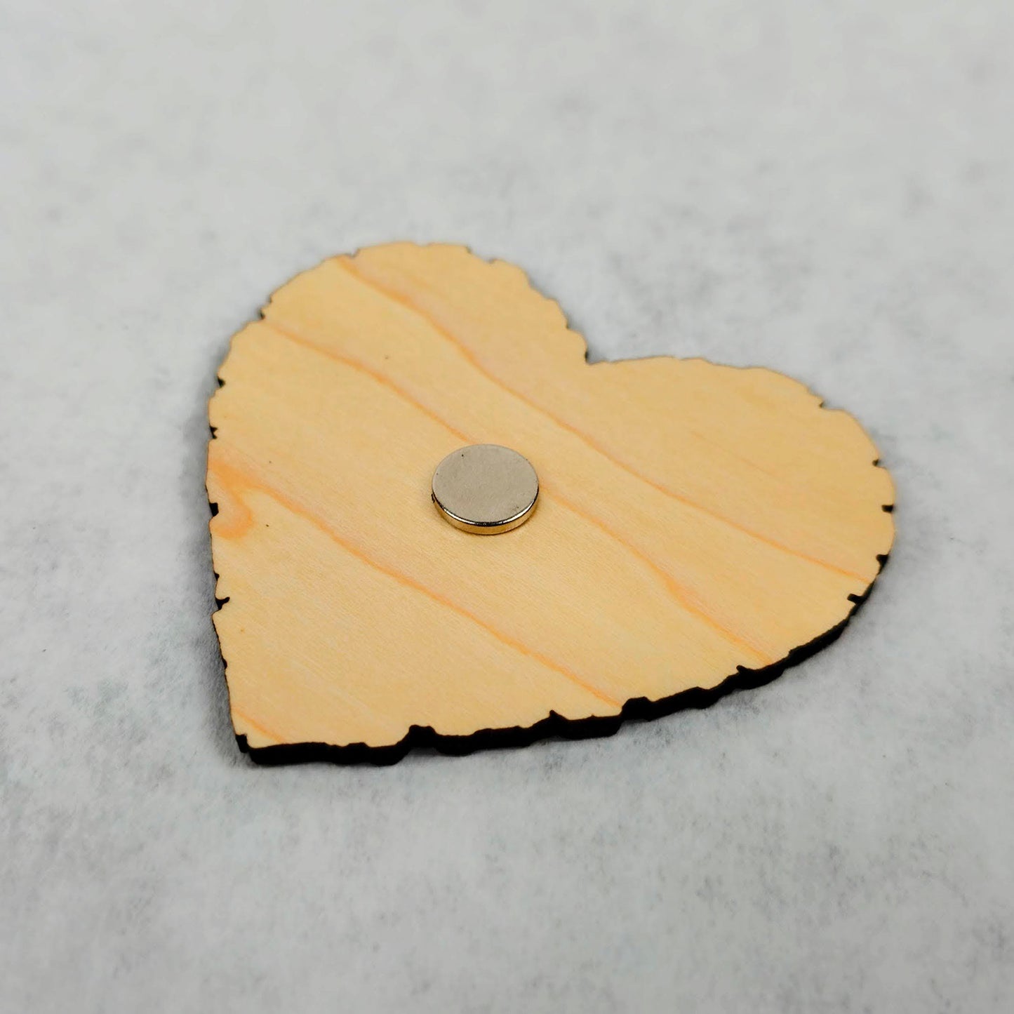 Customizable Wooden Tree Ring Heart for Valentines or Anniversary Gift ...