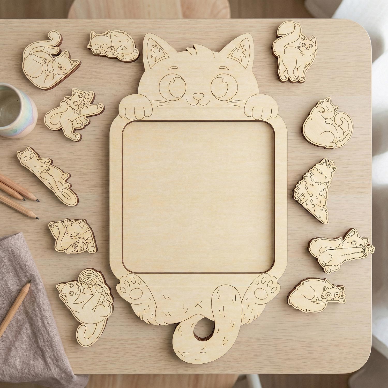 Cute Cat Puzzles - Fun and Easy Assembly for Kids and Playtime ...