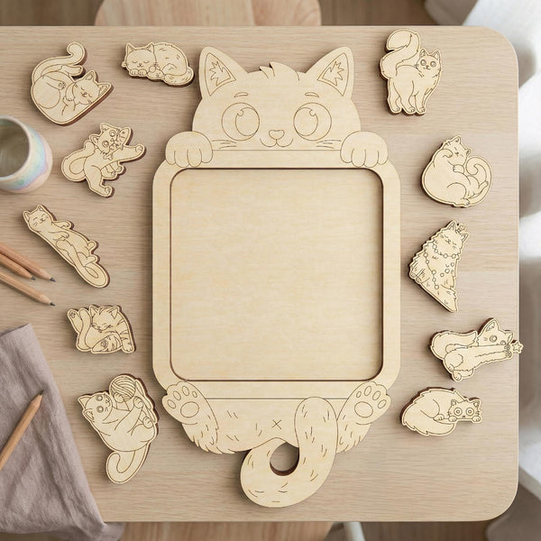Cute Cat Puzzles - Fun and Easy Assembly for Kids and Playtime ...