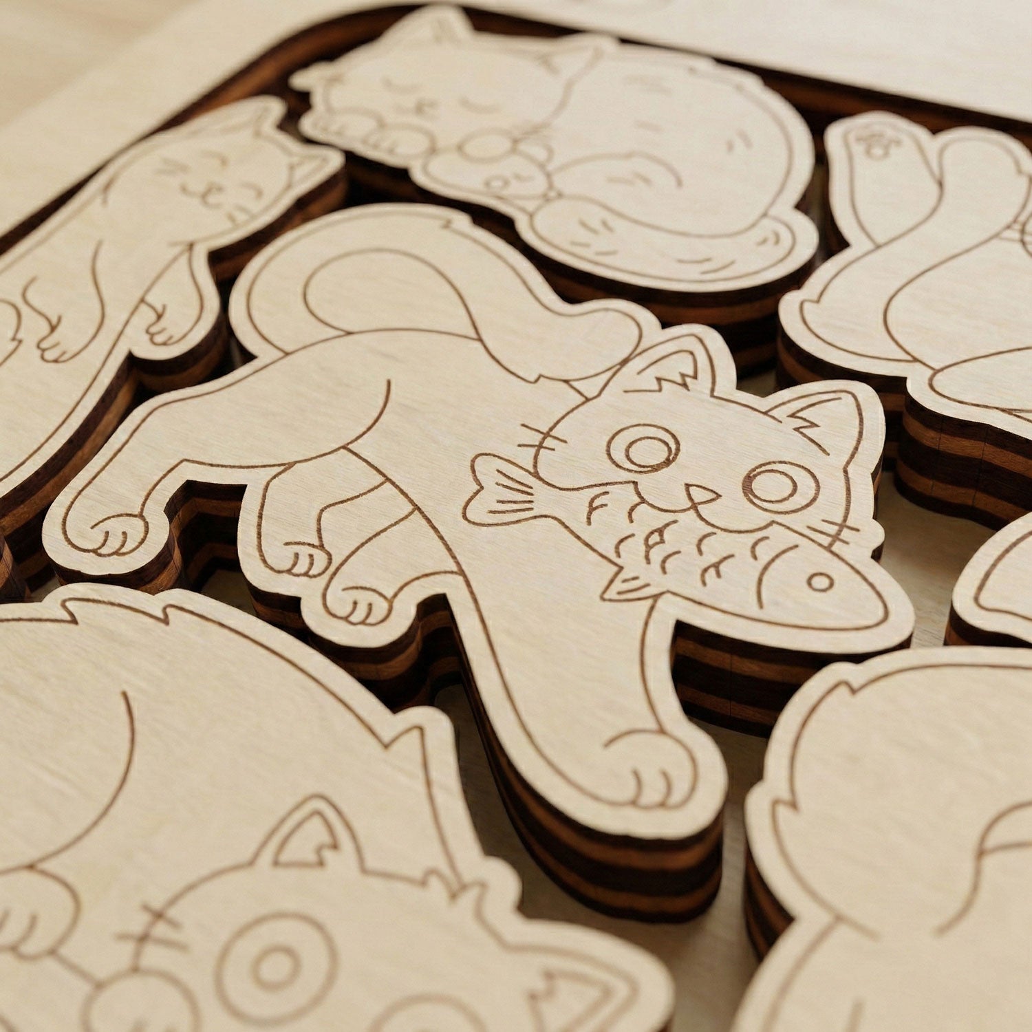 Cute Cat Puzzles - Fun and Easy Assembly for Kids and Playtime ...