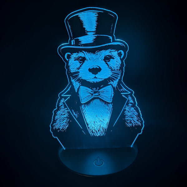 Dapper Otter LED Nightlight Insert – Glowforge Shop