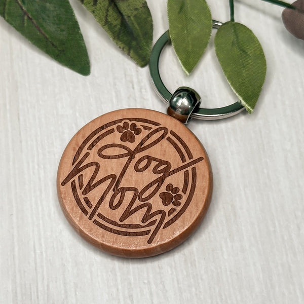 Dog Mom Keychain – Glowforge Shop