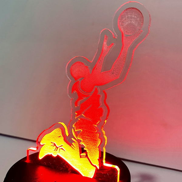 Dreams Come True "Basketball Player" LED Nightlight Insert – Glowforge Shop