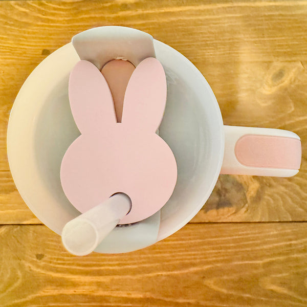 Easter Bunny Lid Topper compatible with 30oz Stanley Tumblers ...