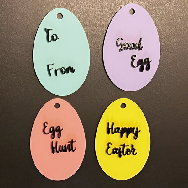 Easter Egg Tags / Labels / Ornaments – Glowforge Shop
