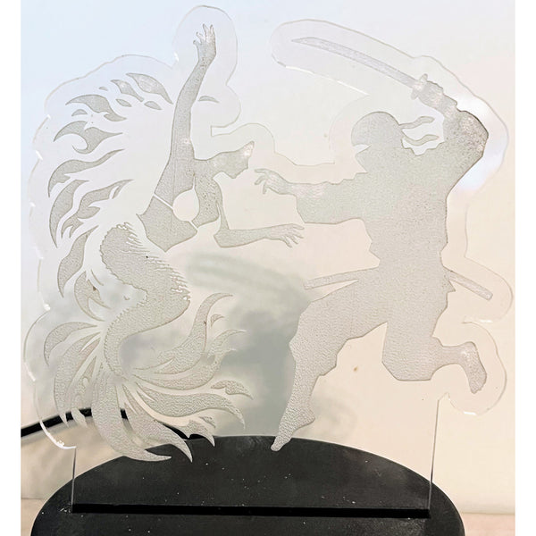 Epic Ninja LED Nightlight Insert Version #1 – Glowforge Shop