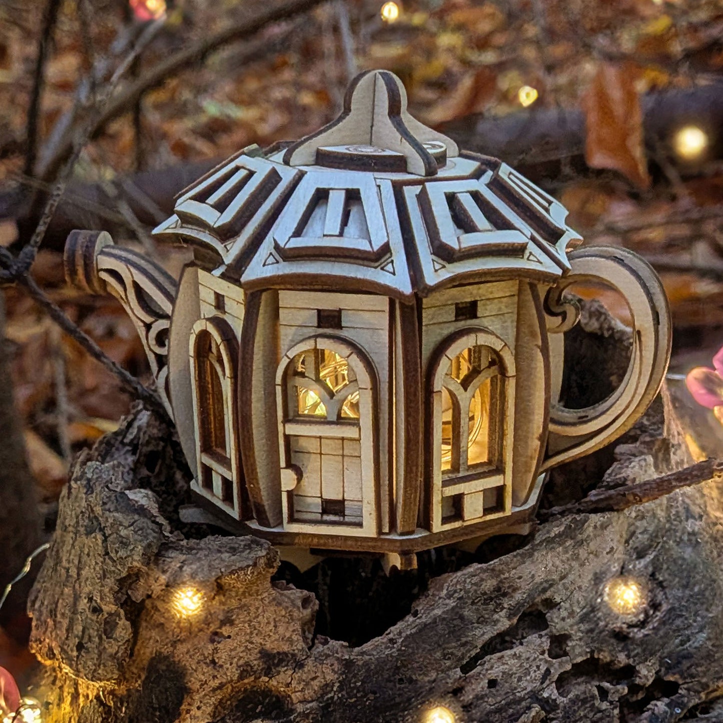 Fairy Kettle House - Fantasy Shadow Box & Storage for Small Treasures ...