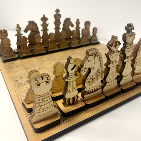 Fancy Chess Set – Glowforge Shop