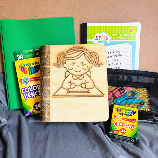 Female Student Keepsake Book Box Cover – Glowforge Shop