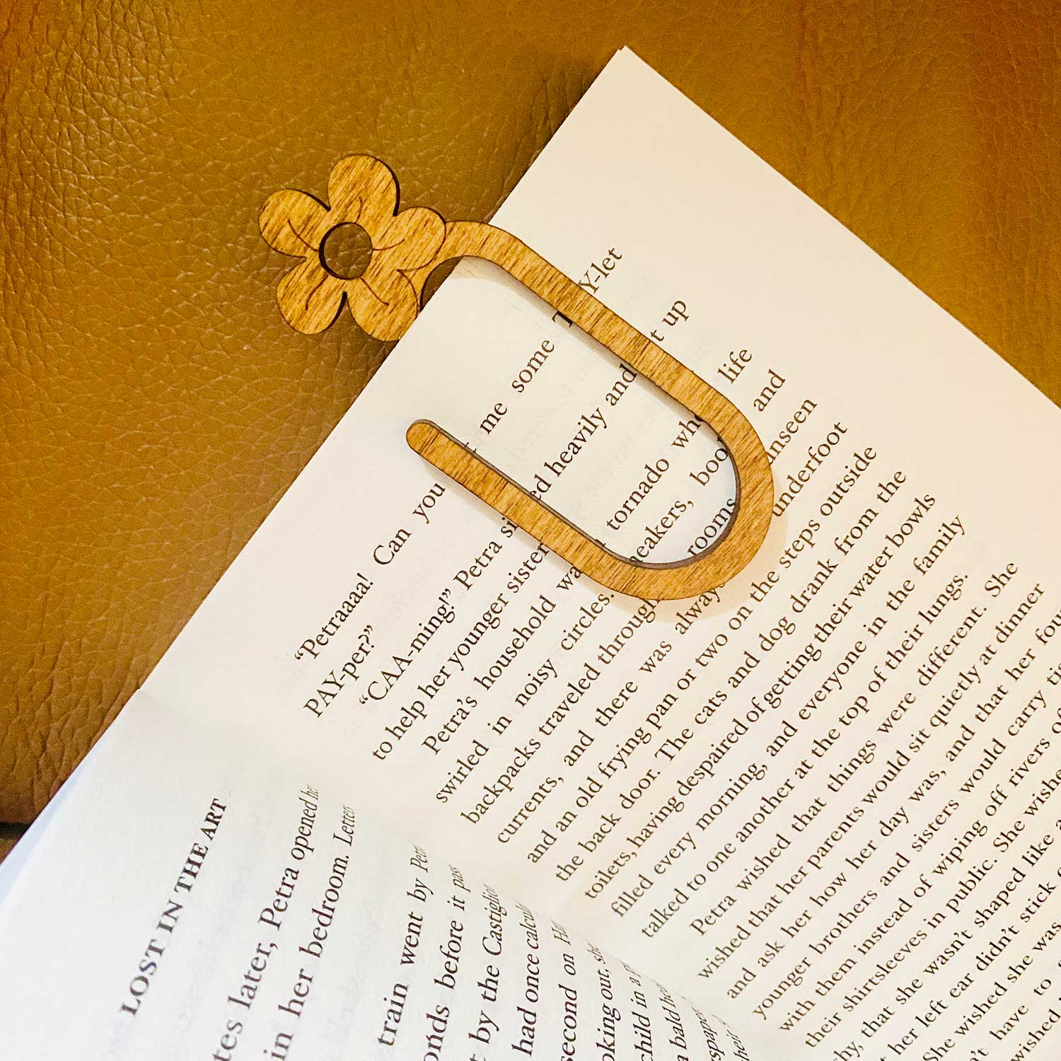 Floral Paperclip Bookmark – Glowforge Shop