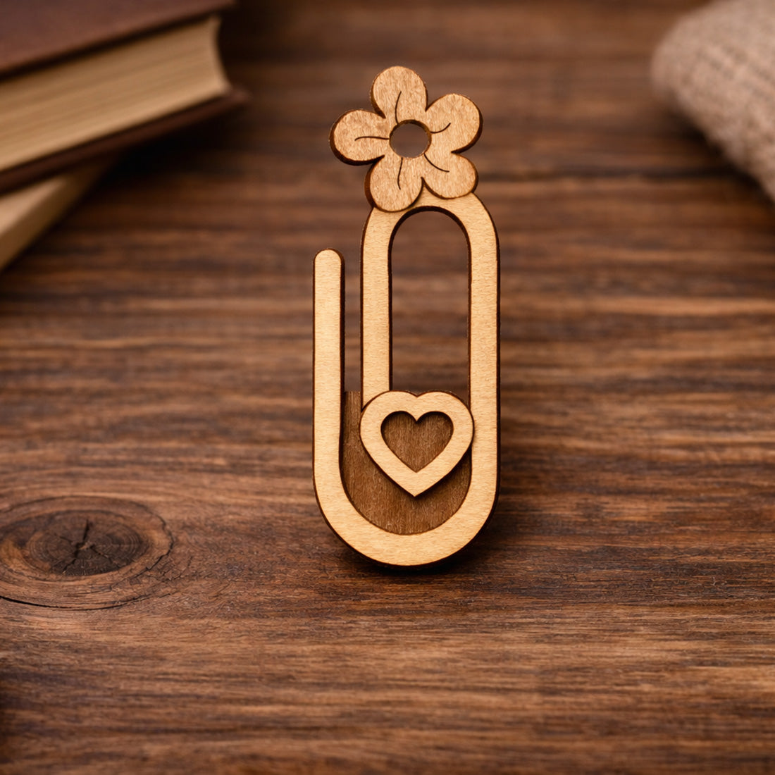 Floral Paperclip Bookmark – Glowforge Shop