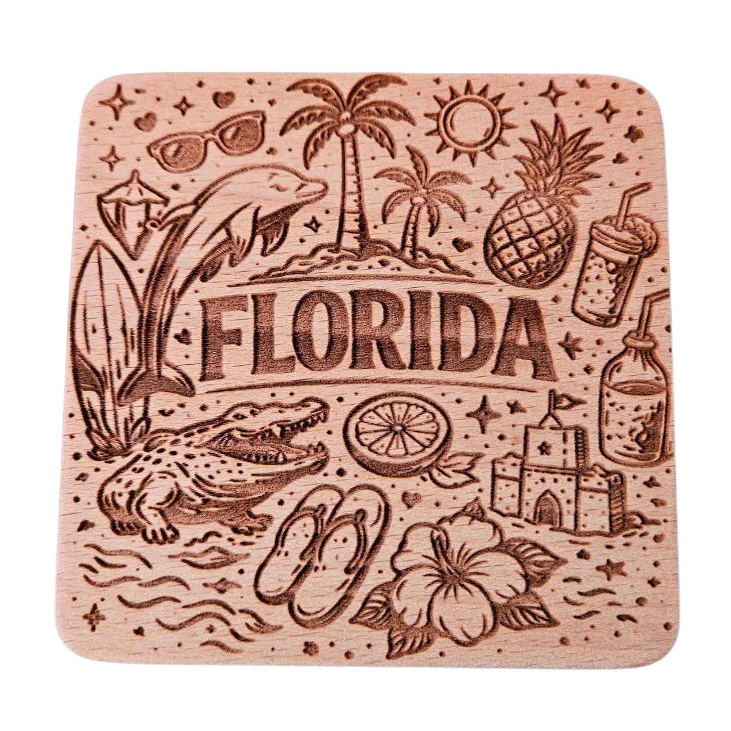 Florida Coaster Design – Glowforge Shop