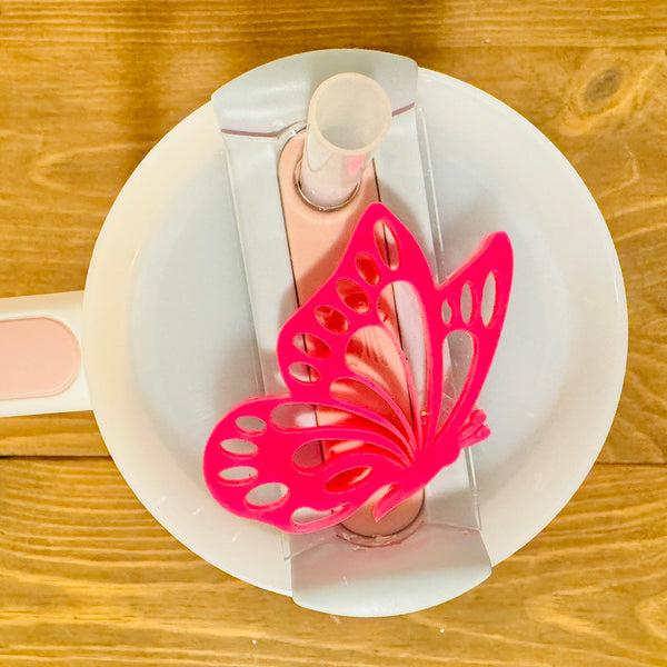 Flying Butterfly Lid Topper Compatible with 30oz Stanley Tumblers ...