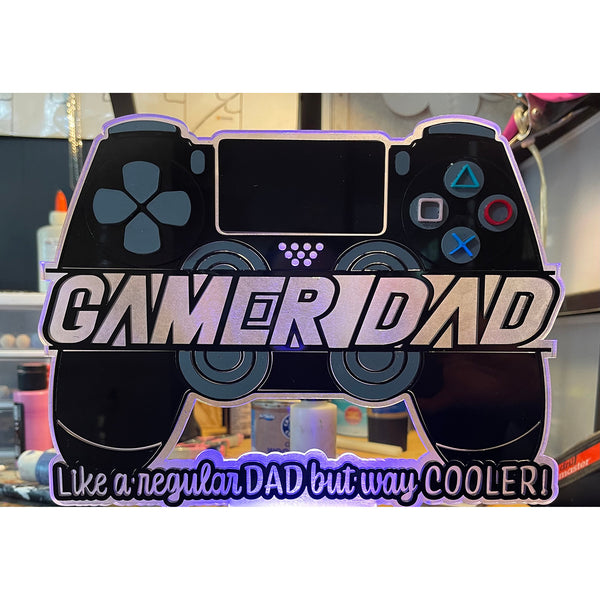 Gamer Dad Sign – Glowforge Shop