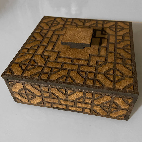 Geometric Decorative Box with Top – Glowforge Shop