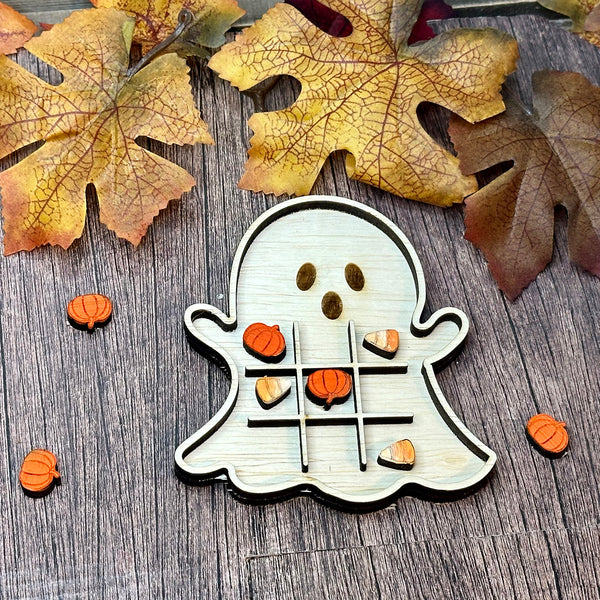 Ghost Tic-Tac-Toe Halloween Game and Table Decor – Glowforge Shop