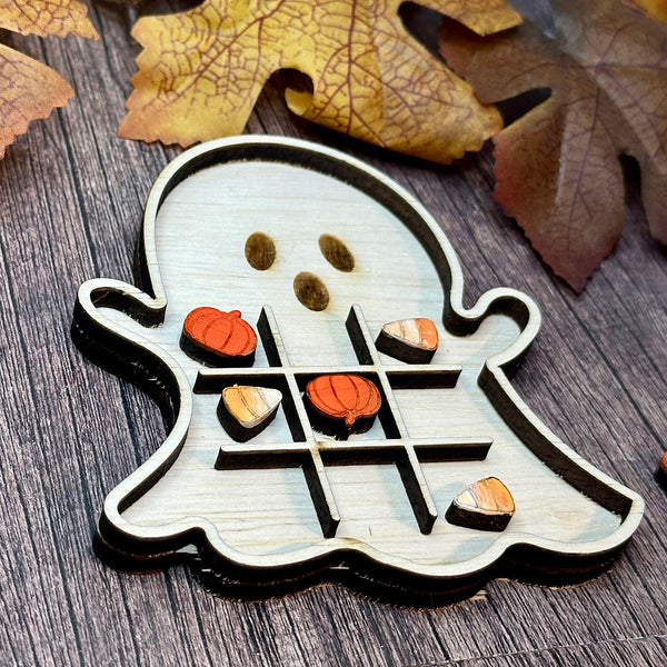 Ghost Tic-Tac-Toe Halloween Game and Table Decor – Glowforge Shop