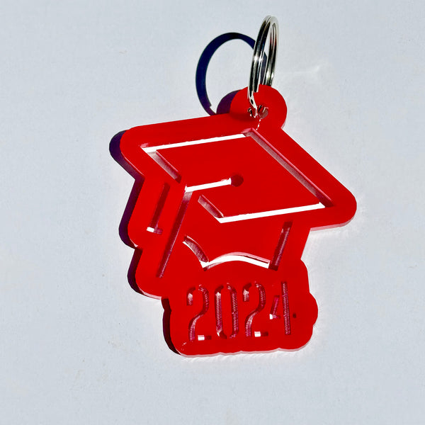 Customizable Graduation Cap Keychains (Set of 2) – Glowforge Shop