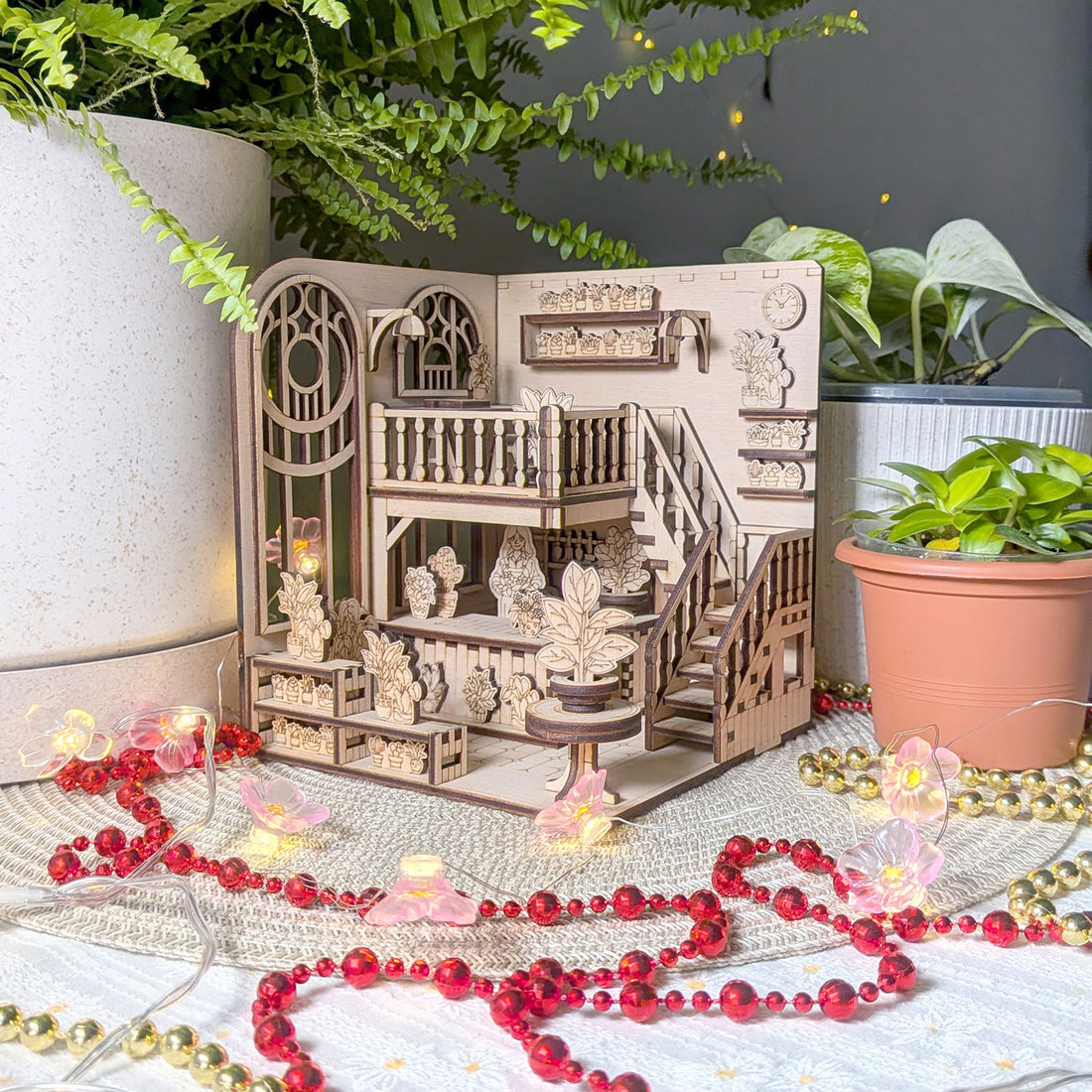 Greenhouse Flower Shop Book Nook – DIY Diorama with Flowers, Plants ...