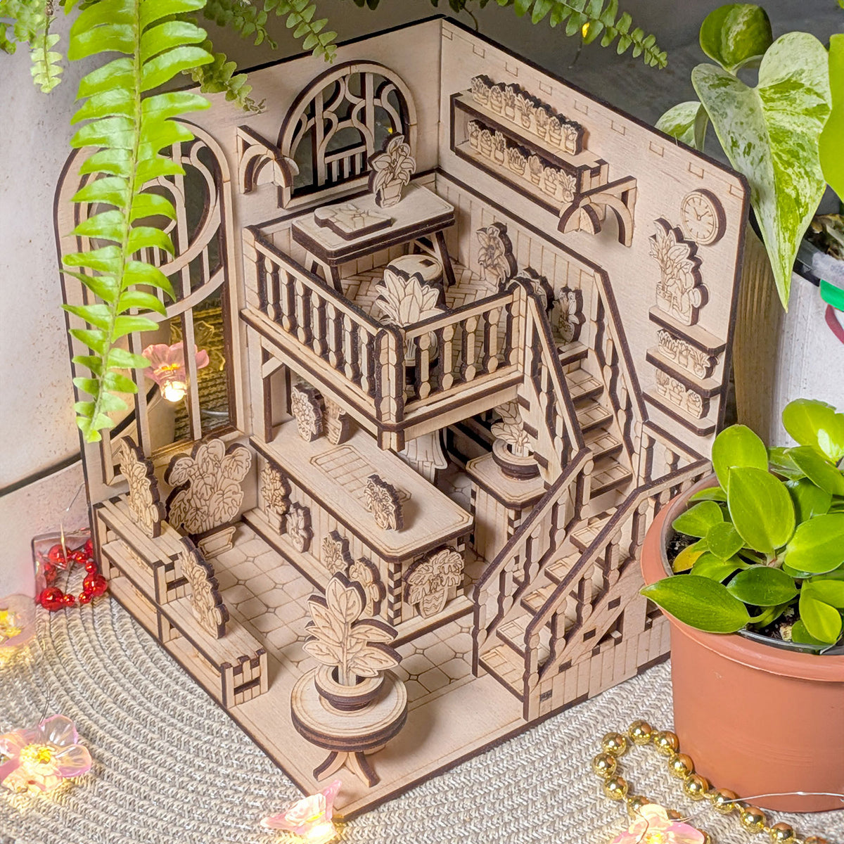Greenhouse Flower Shop Book Nook – DIY Diorama with Flowers, Plants ...