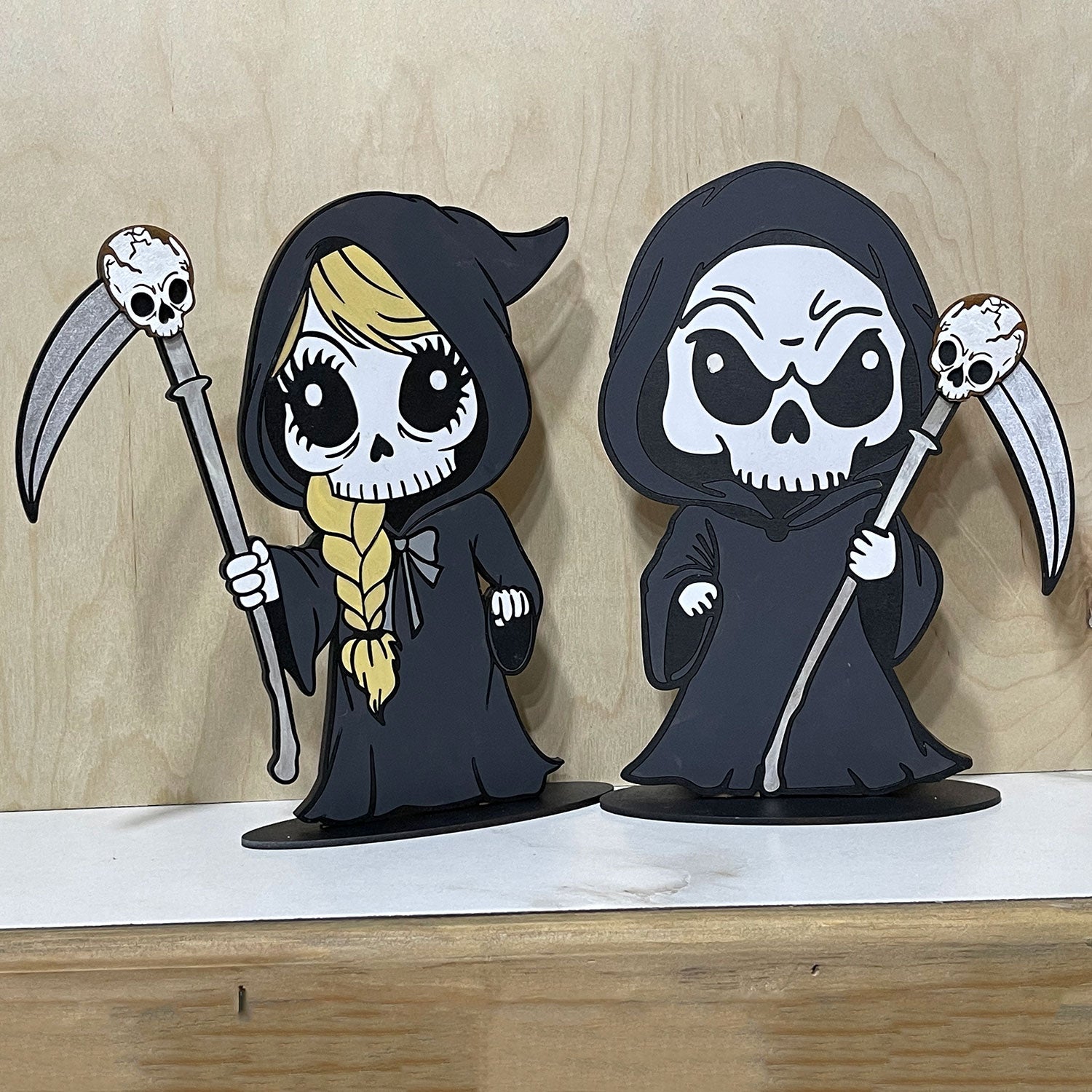 Grim Reaper Halloween Stand – Glowforge Shop