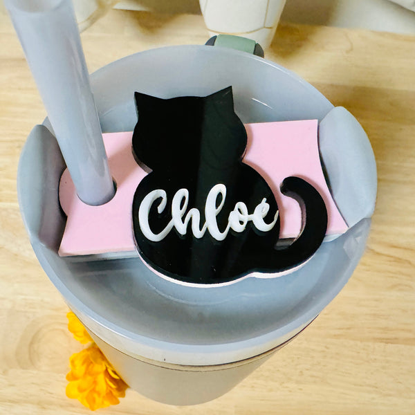 Halloween Cat Topper compatible with 30oz Stanley Tumbler – Glowforge Shop