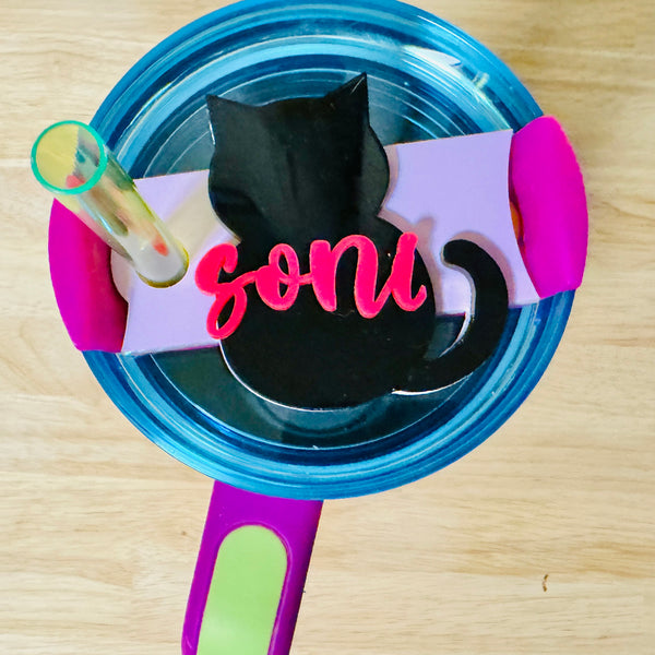 Halloween Cat Topper compatible with 40oz Stanley Tumbler – Glowforge Shop