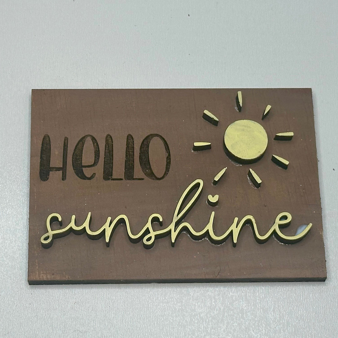 Hello Sunshine Wall Decoration – Glowforge Shop