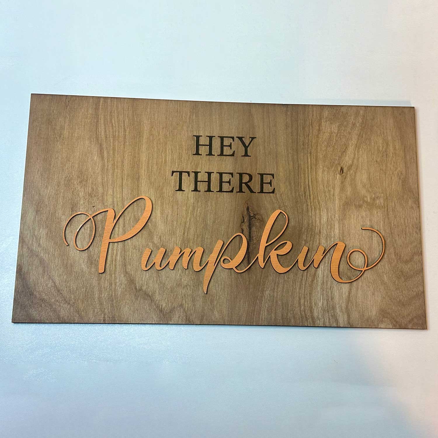 Hey There Pumpkin Fall Sign – Glowforge Shop