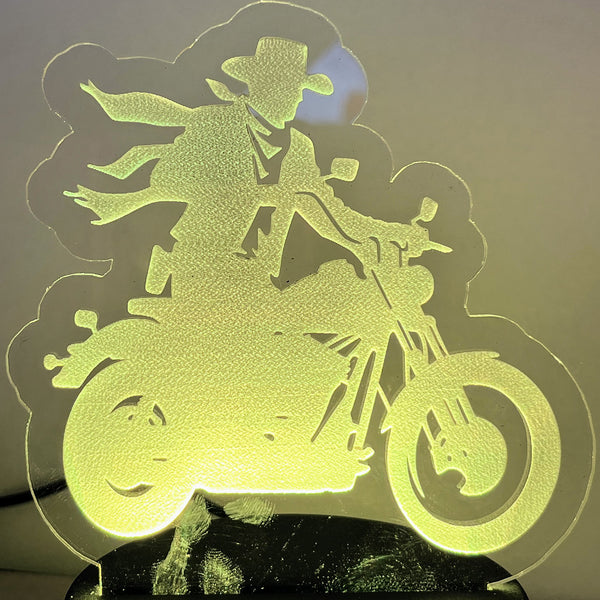 High Speed Western Cowboy LED Nightlight Insert – Glowforge Shop