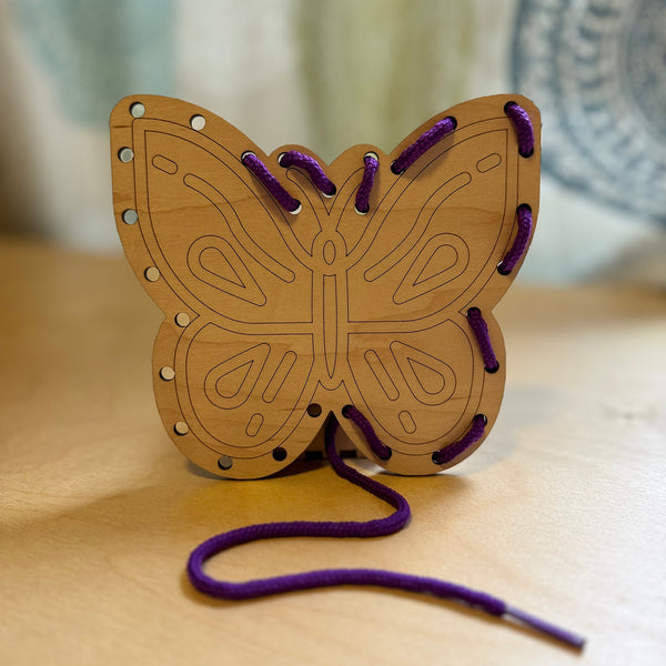 Insects Lacing Card - Butterfly Lacing Card – Glowforge Shop