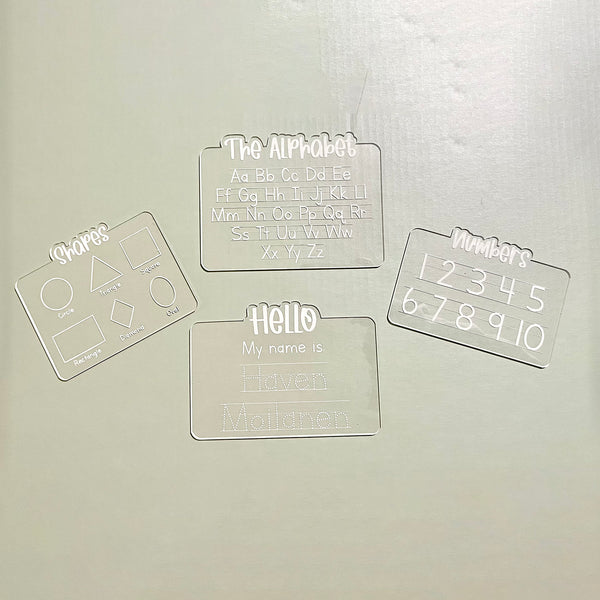 Junior Writing Tracing Board - Numbers 1 to 10 – Glowforge Shop