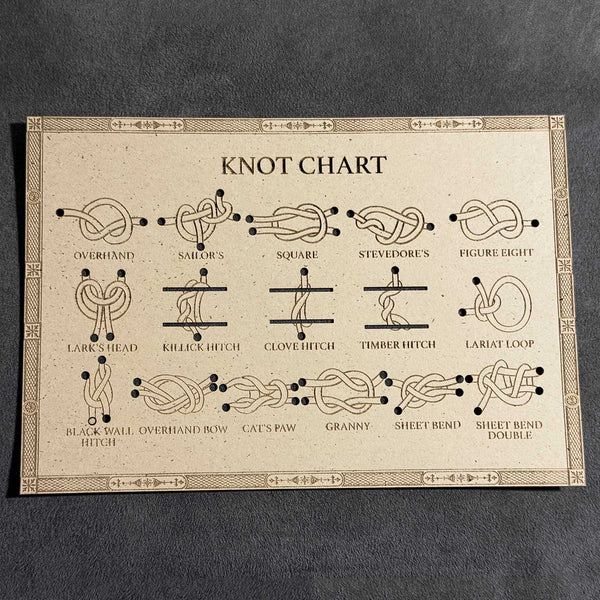 Knot Chart Art & Game – Glowforge Shop