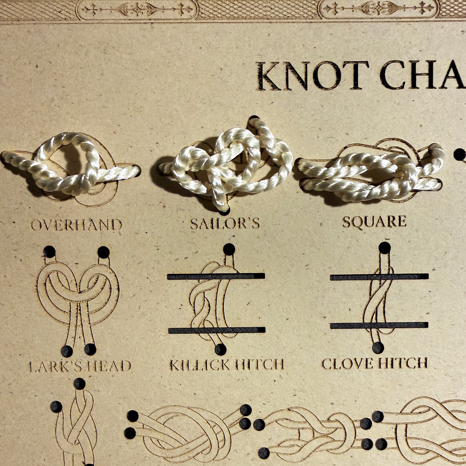 Knot Chart Art & Game – Glowforge Shop
