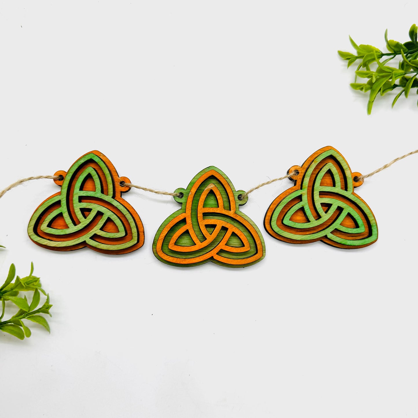 Layered Celtic Knot St. Patrick’s Day Garland – Glowforge Shop