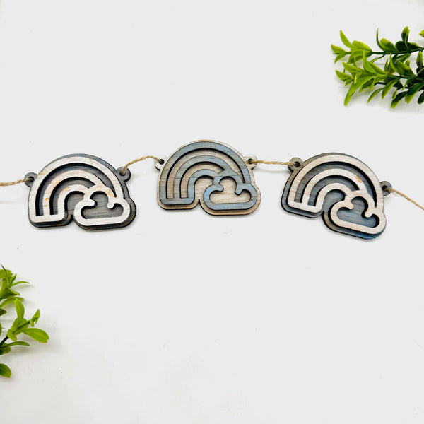 Layered Rainbow St. Patrick’s Day Garland – Glowforge Shop