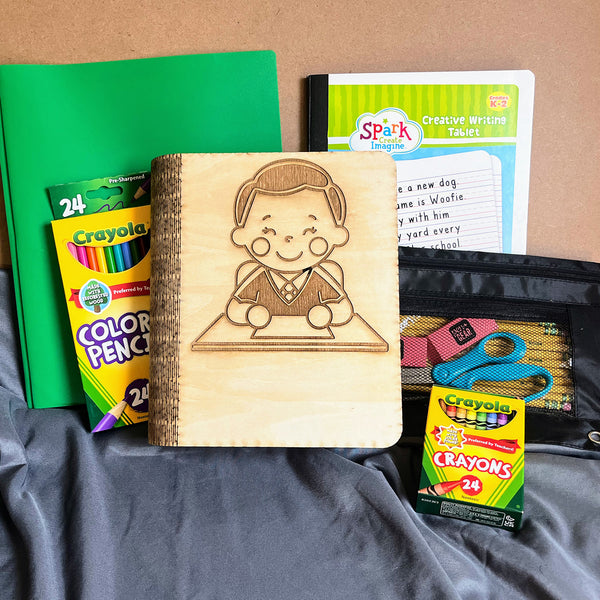 Male Student Keepsake Book Box Cover – Glowforge Shop