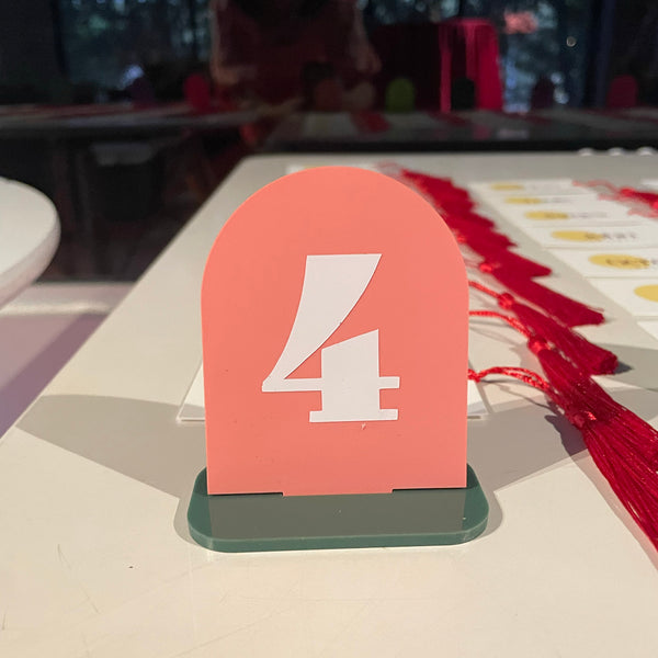 Mini Arch Table Numbers – Glowforge Shop
