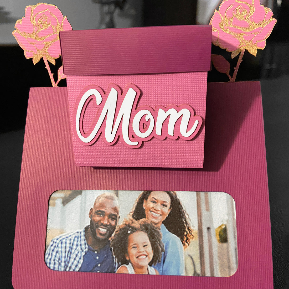 Mom Gift Box with Photo Stand – Glowforge Shop
