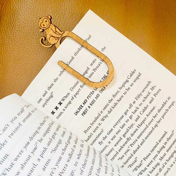 Monkey Paperclip Bookmark – Glowforge Shop