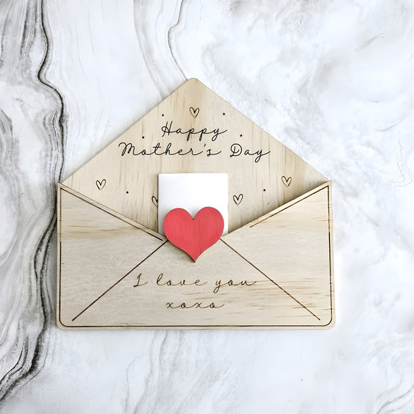 Mother's Day Note Keepsake Envelope – Glowforge Shop