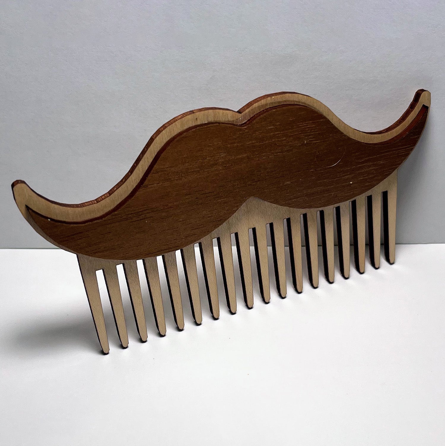 Mustache Beard Comb – Glowforge Shop