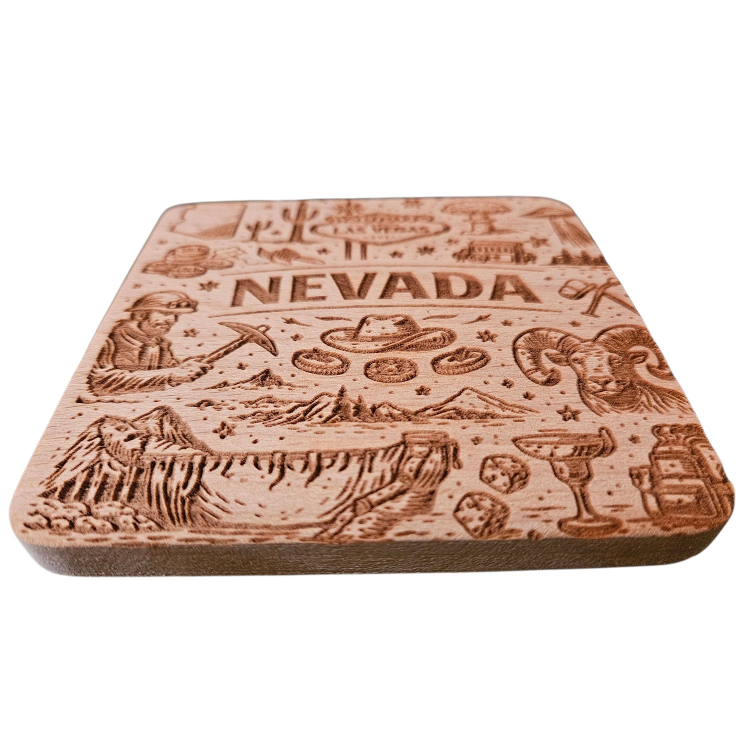 Nevada Coaster Design – Glowforge Shop