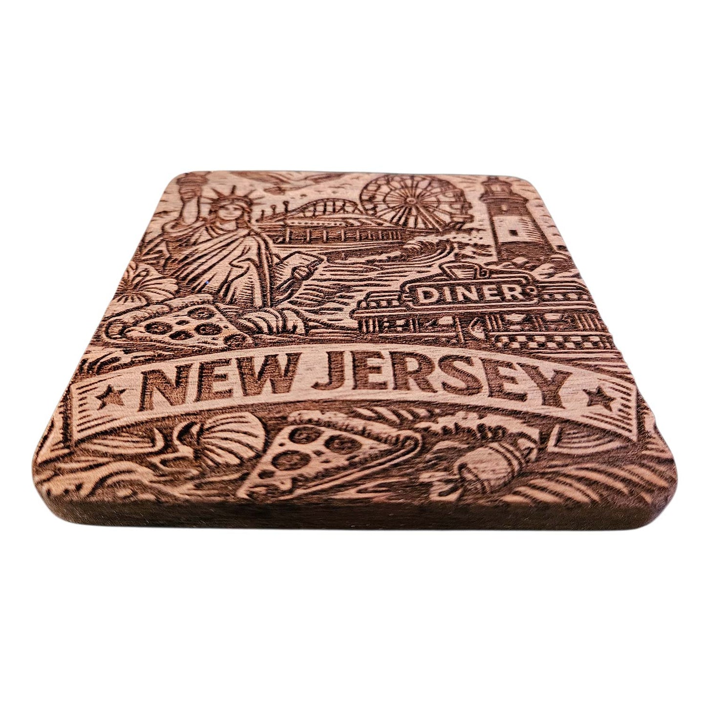 New Jersey Coaster Design – Glowforge Shop