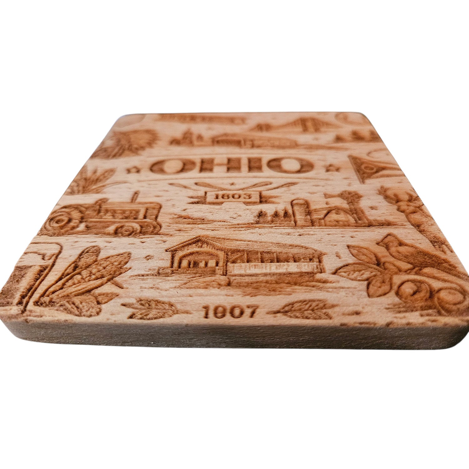 Ohio Coaster Design – Glowforge Shop