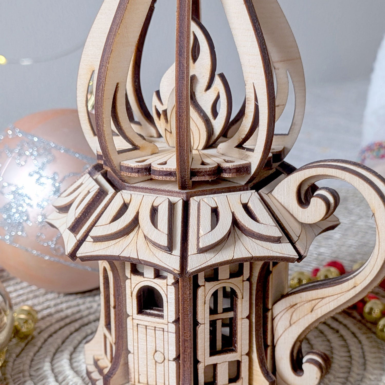 Oil Lamp Fairy House - Whimsical Miniature Cottage Decoration – Glowforge Shop