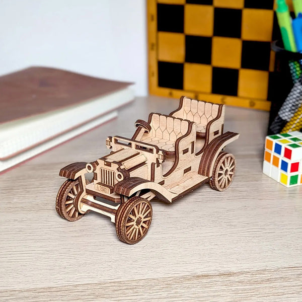 Old car (3D puzzle) Medium Draftboard - (1/8") – Glowforge Shop