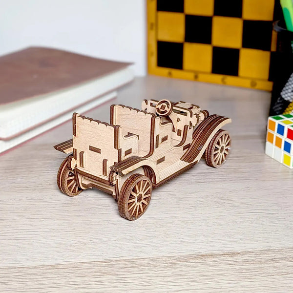 Old car (3D puzzle) Medium Draftboard - (1/8") – Glowforge Shop